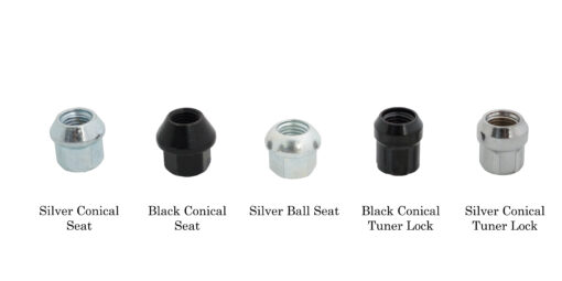 *CONVERSION STUD 14x1.25-14x1.5* 78mm Black Bullet Nose Stud Kit ...