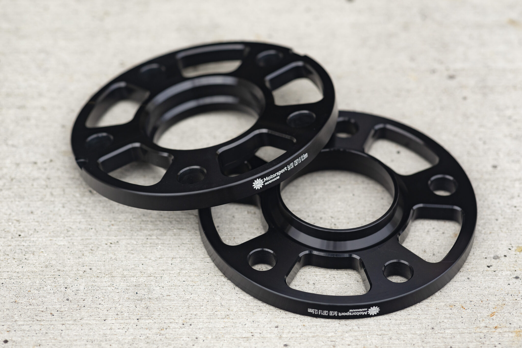 12.5mm Traklite Porsche Spacers - Motorsport Hardware